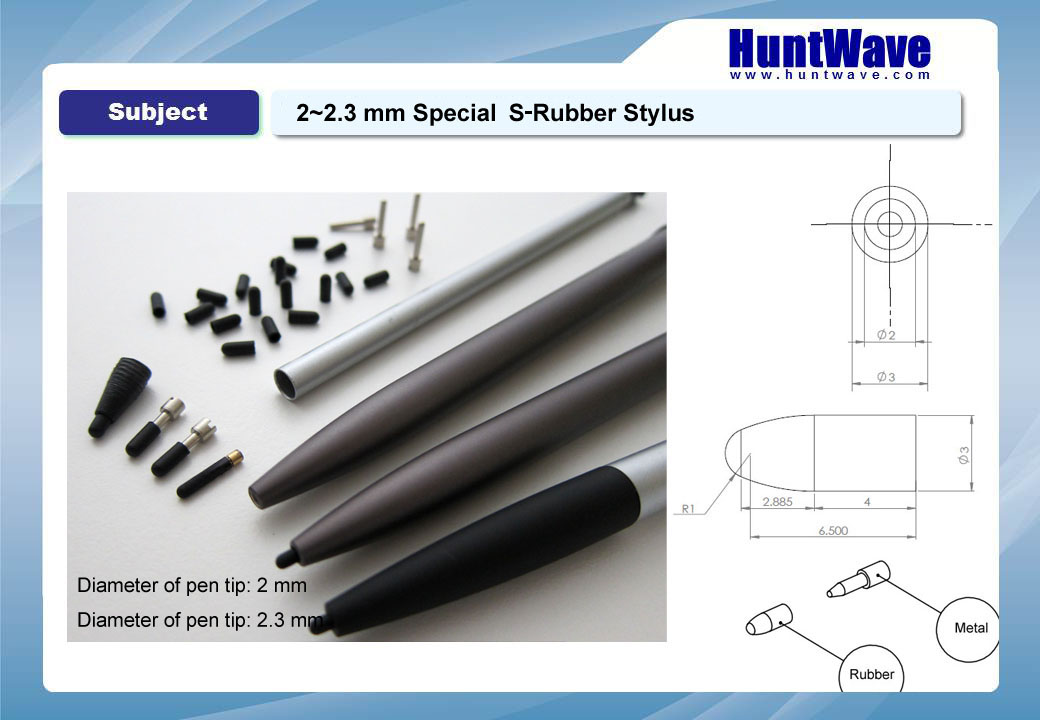 HuntWave - Fine point stylus pen, Mesh fabric stylus pen, Paint brush ...