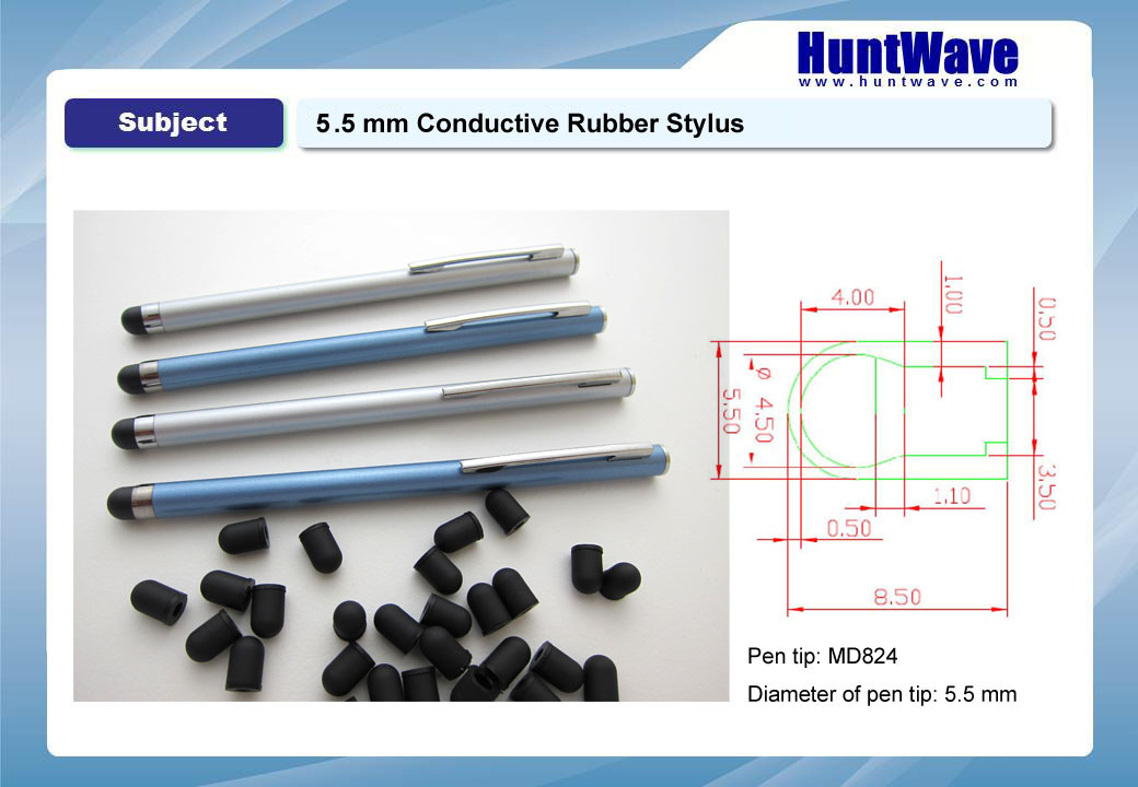 HuntWave - Fine point stylus pen, Mesh fabric stylus pen, Paint brush ...