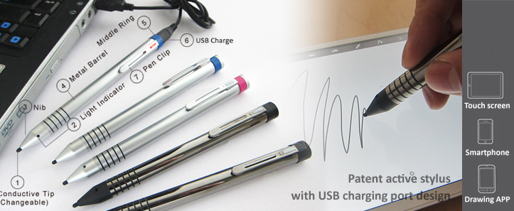 HuntWave - Stylus Touch Pen, Active Stylus, Fabric Stylus, Paint Brush ...
